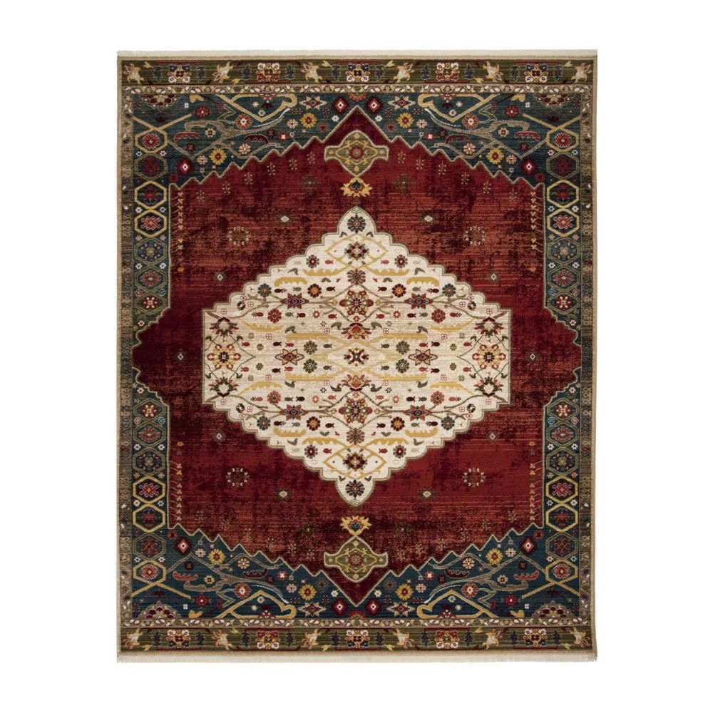 Safavieh Kashan Collection Eldon Oriental Area Rug, One Size, Multiple ...