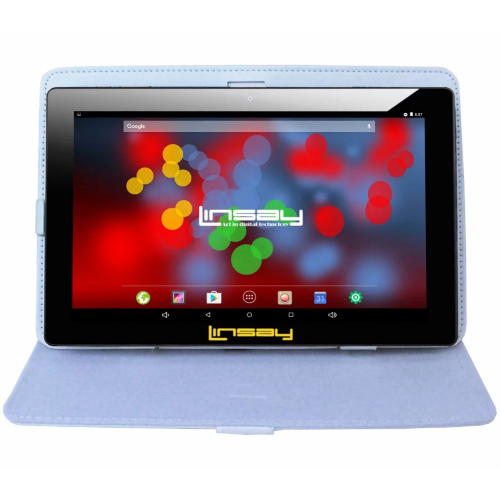 10.1"" 1280x800 IPS 2GB RAM 32GB Storage Android 12 Tablet with Black ...