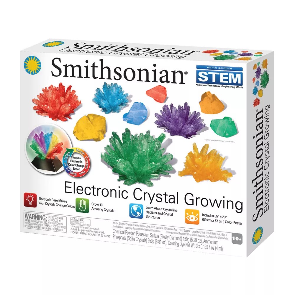 Nsi Smithsonian Crystal Growing Kit Discovery Toy Best Deals and Price ...