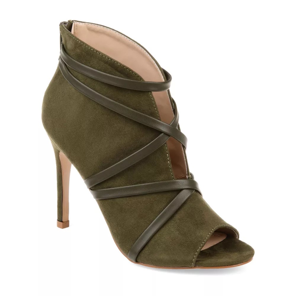 Journee Collection Womens Samara Booties Stiletto Heel Zip, 8 Medium ...