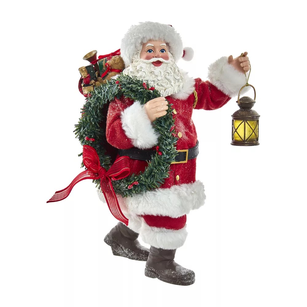 Kurt Adler Santa Figurine, One Size, Red Best Deals and Price History ...