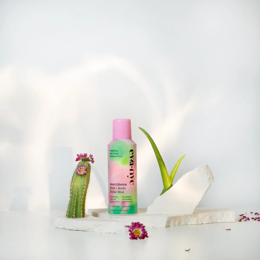 Eva Nyc Just Glisten Hair And Body Shine Mist - 4.3 Oz., One Size, Pink ...