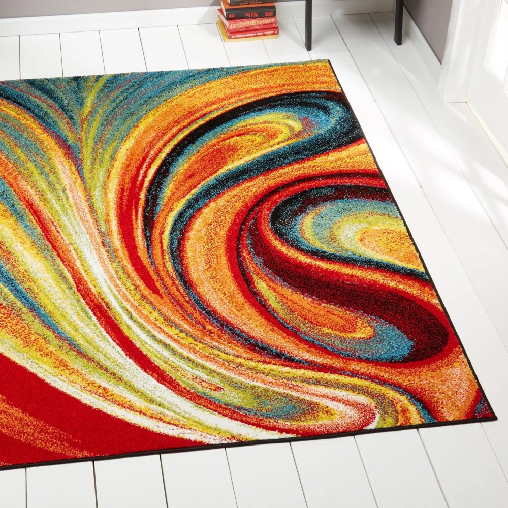 Mejores ofertas e historial de precios de Home Dynamix Splash Adja Abstract Rectangular Rug, One ...