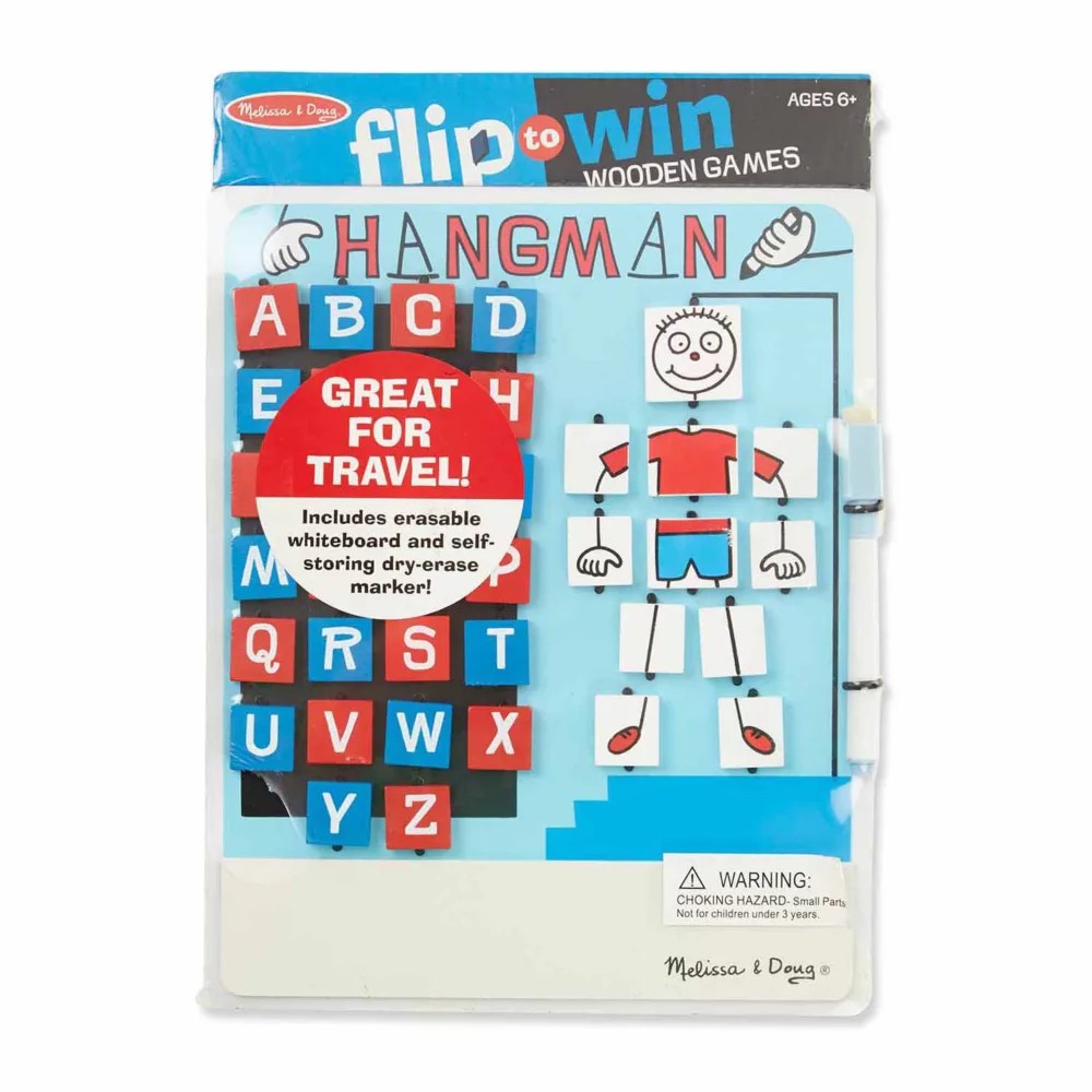 Melissa & Doug Flip To Win Hangman Board Game, One Size, Multiple ...