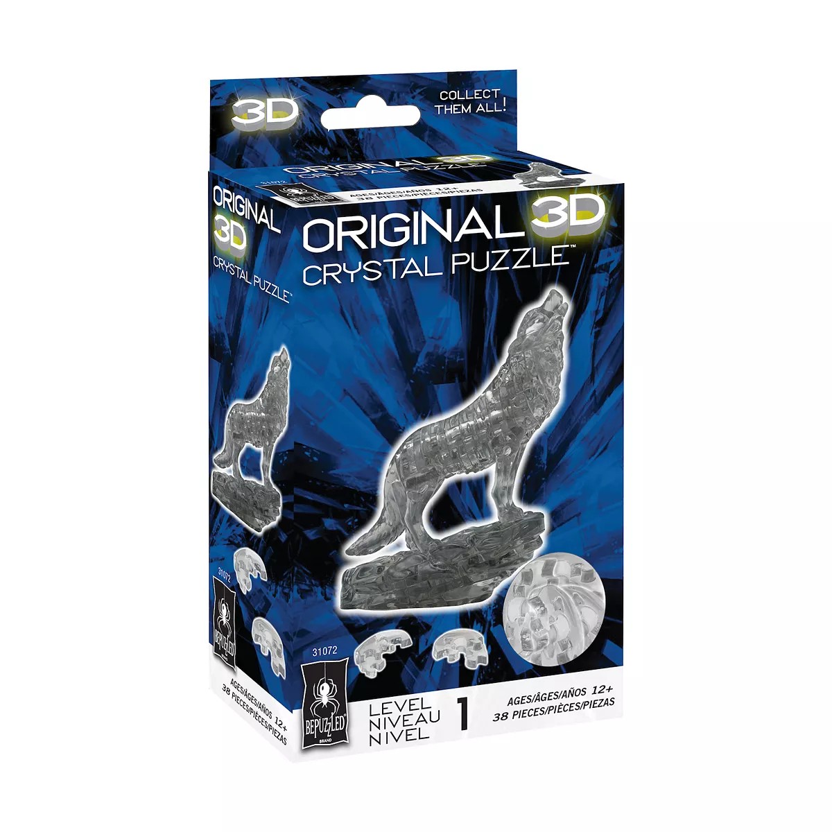 BePuzzled Wolf 3D Crystal Puzzle Deals and Price History at JoinHoney ...