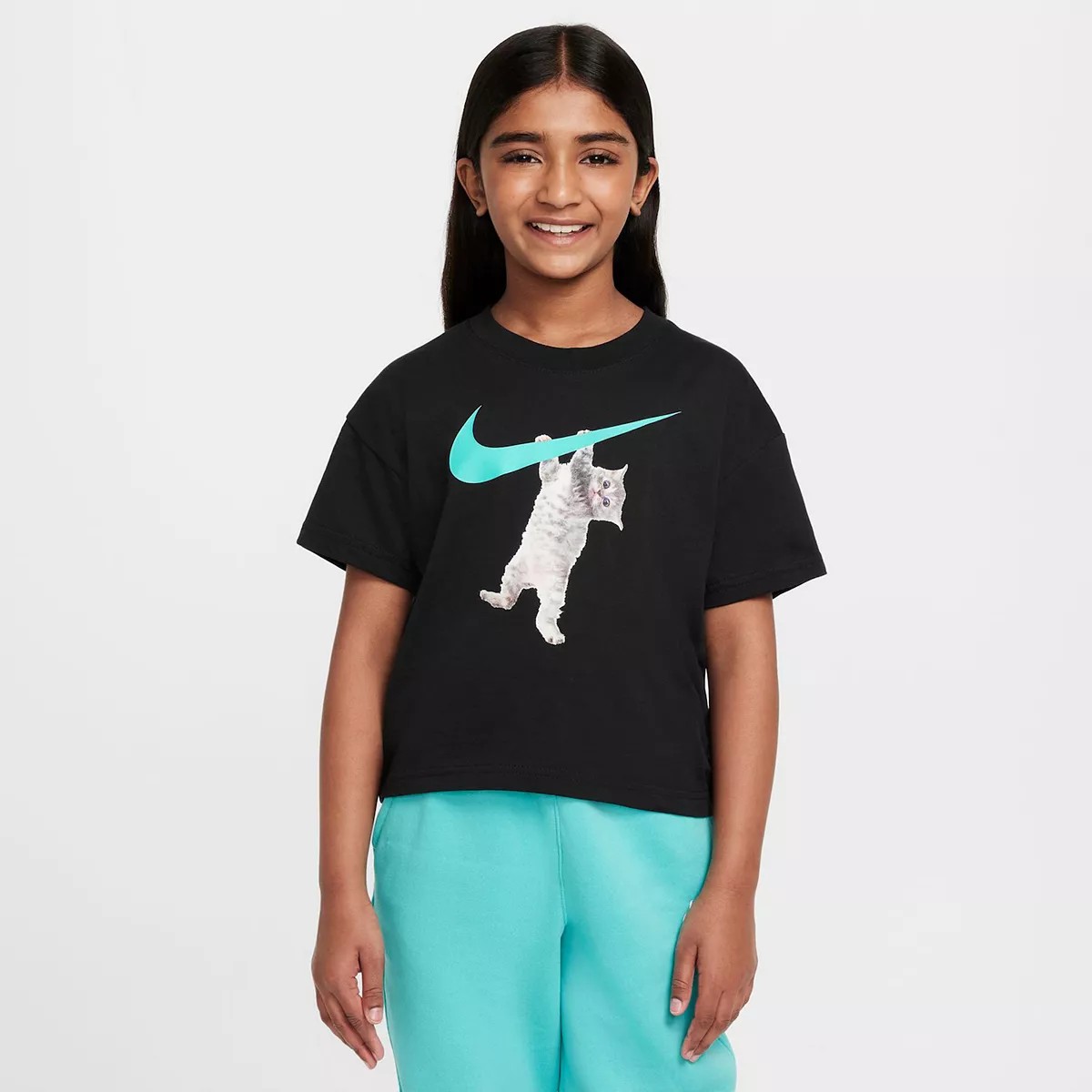 Girls 7-16 Nike Cat Graphic Tee Best Deals and Price History at ...