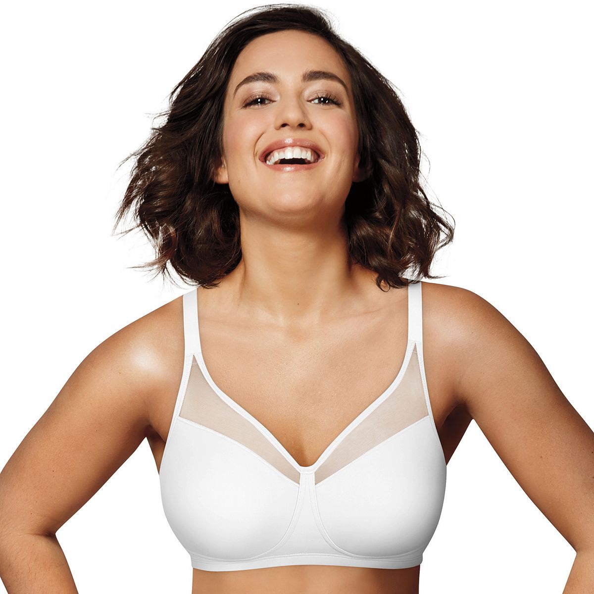 Playtex 18 Hour Smoothing Minimizer Wirefree Bra 4697, Women's, Size: 42 Ddd, White Best Deals ...