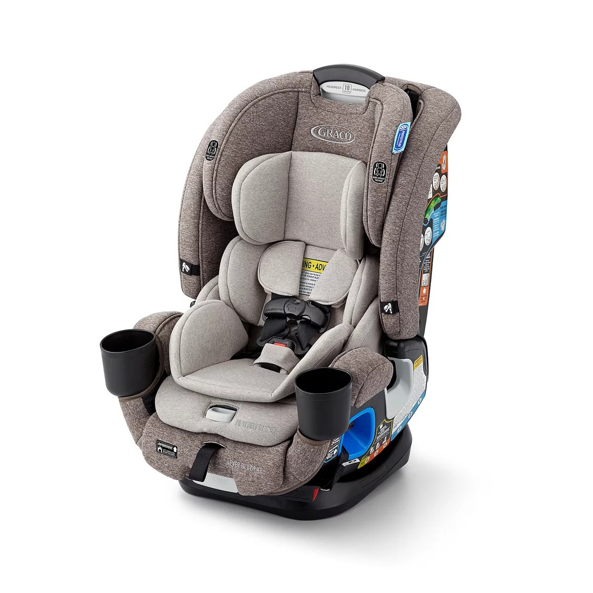 Graco 4Ever DLX Grad 5-in-1 Convertible Car Seat, Beig/Green Die besten ...