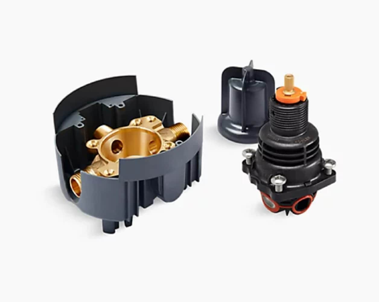 KOHLER Rite-Temp 1/2-in ID FNPT x 1/2-in OD FNPT Brass Thermostatic ...