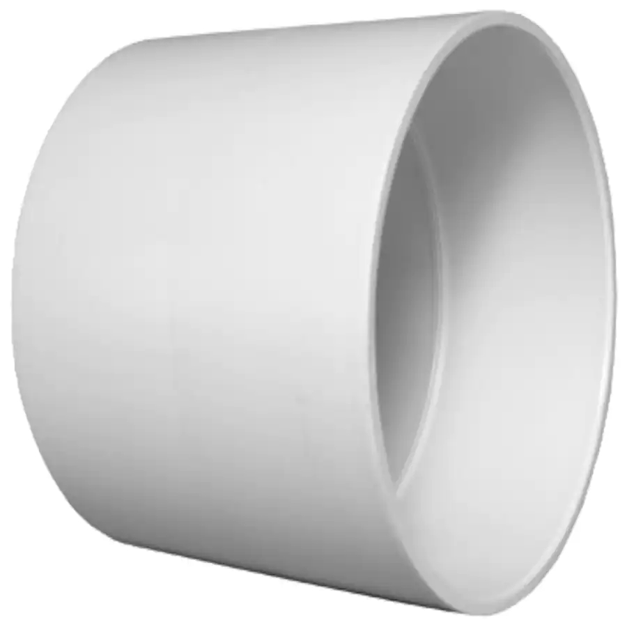 Charlotte Pipe 3-in x 3-in PVC DWV Hub Coupling for Sanitary Drain ...