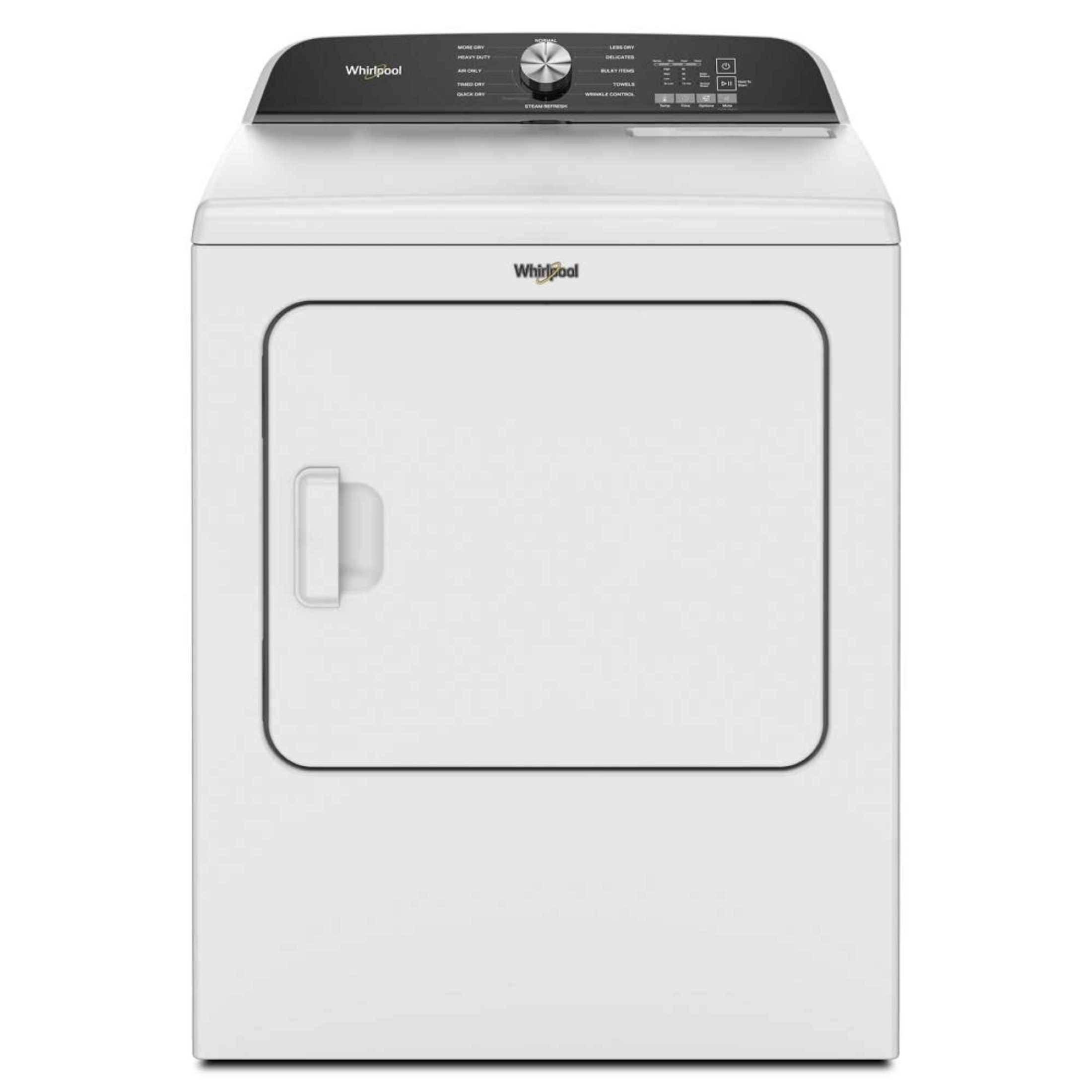 Whirlpool 7-cu ft Steam Cycle Vented Electric Dryer ( White ...
