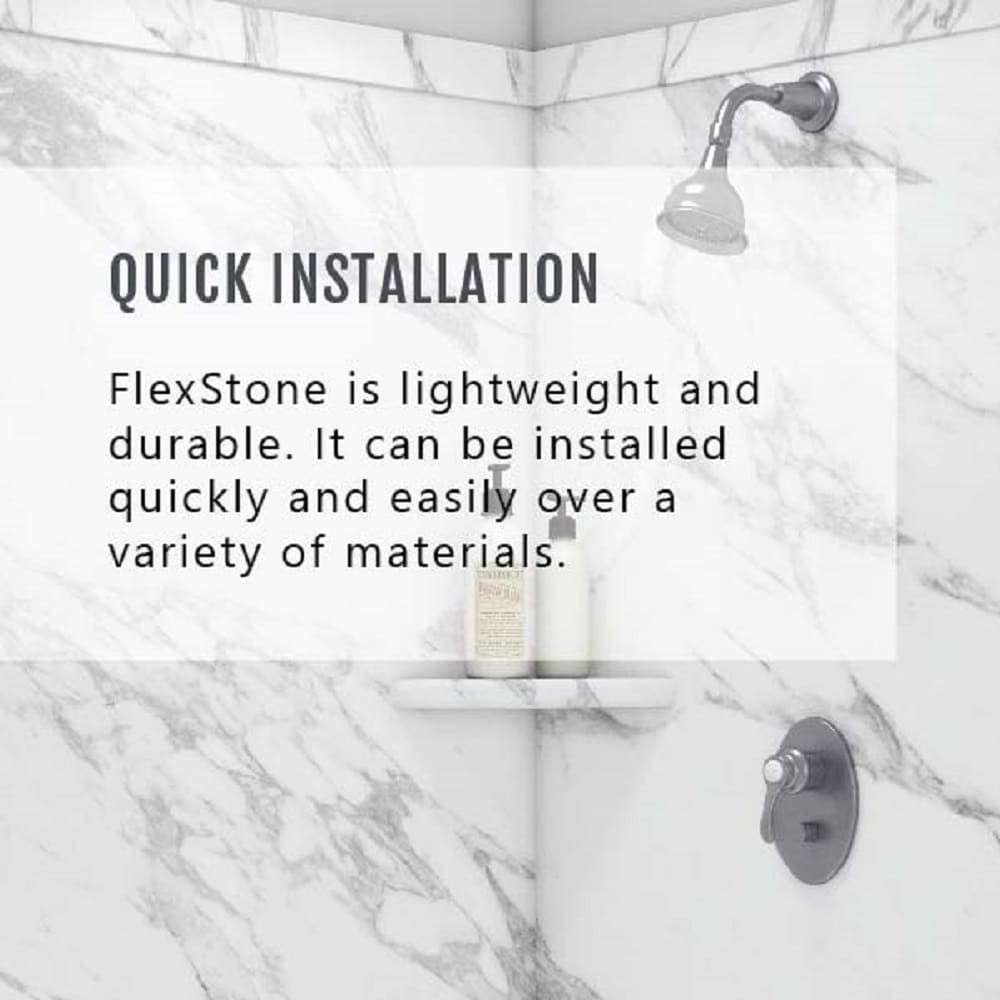 FlexStone 15 in Corner Shelf Niche in White Best Deals and Price History at JoinHoney.com | Honey