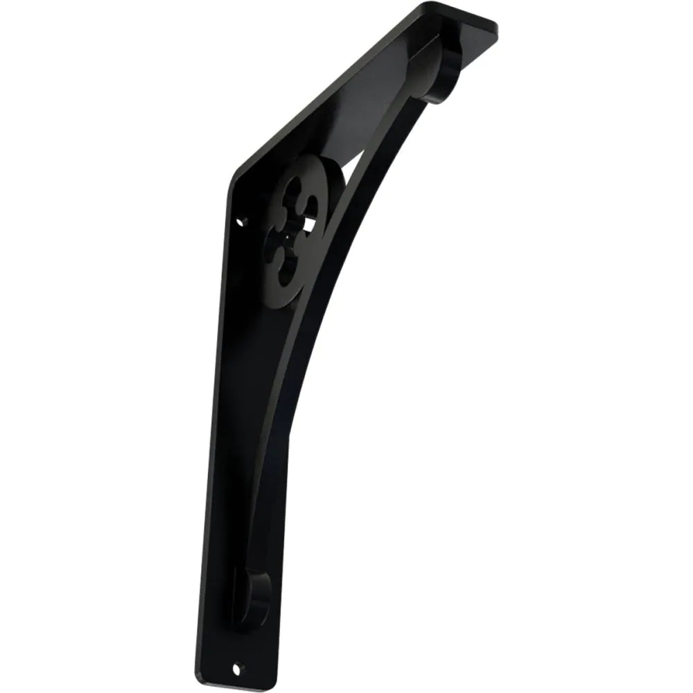 Ekena Millwork Crawley 5.5-in x 1.5-in x 8-in Black Wrought iron ...