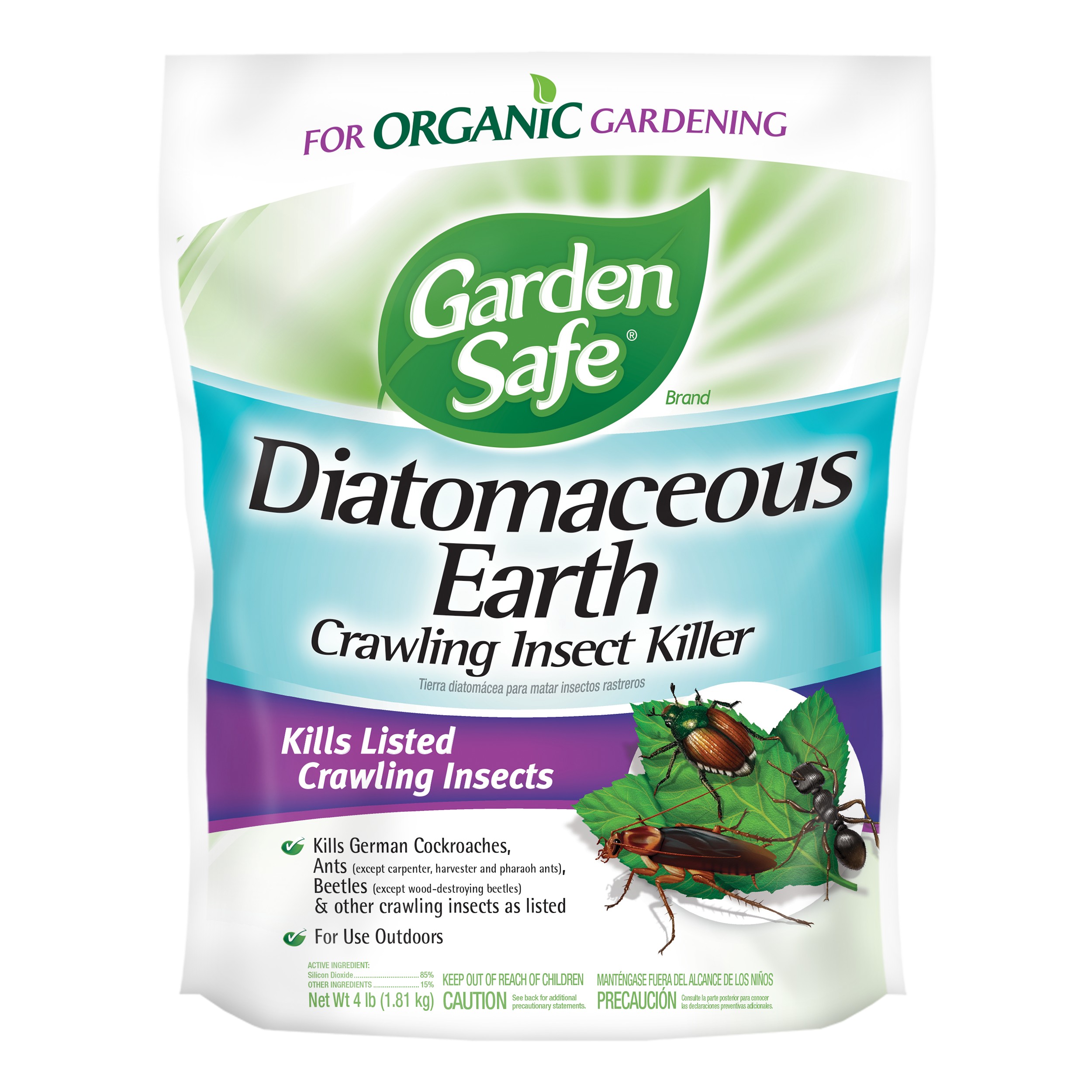 Garden Safe 4-lb Diatomaceous Earth Crawling Insect Killer Best Deals ...