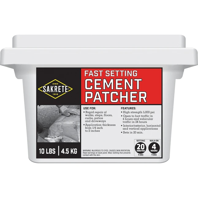 Sakrete Fast Setting Gray Fast Setting Cement 10-lb Patch Meilleures ...