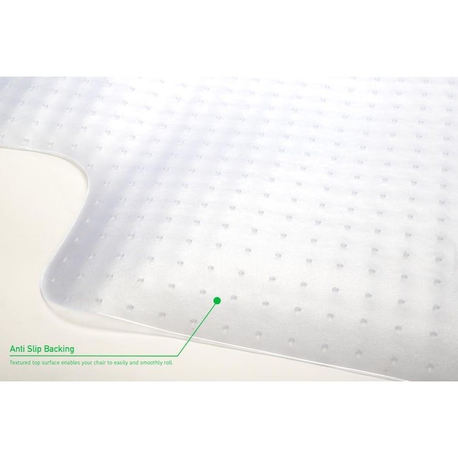 Mind Reader 3-ft x 4-ft Clear Rectangular Indoor Chair Mat | OFFCMAT ...