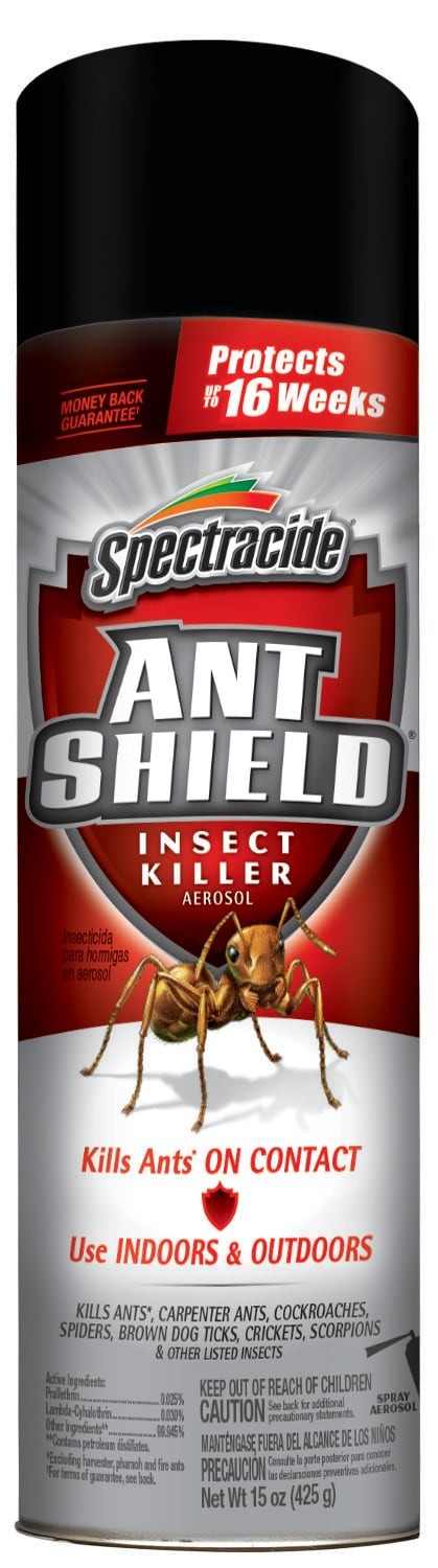 Spectracide Ant Shield Insect Killer Aerosol Home and Perimeter Indoor ...