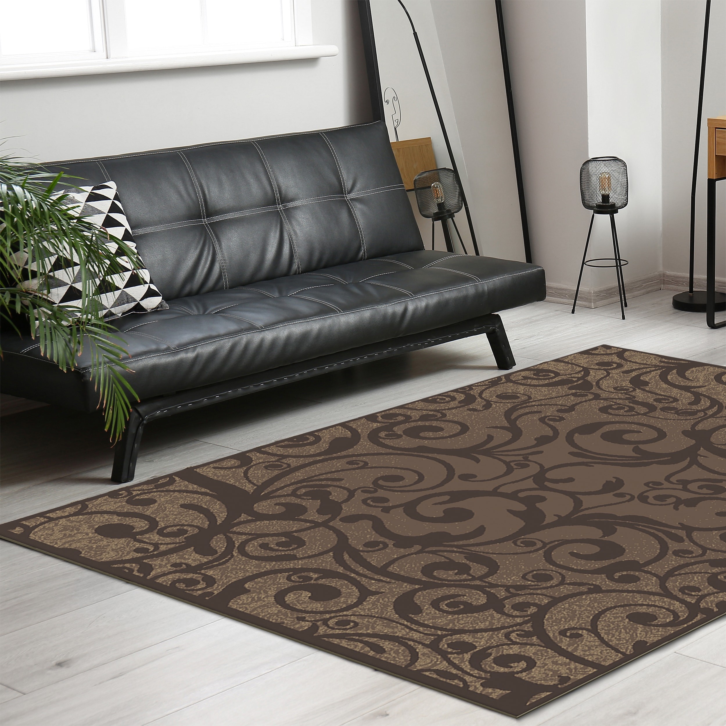 Radici USA Pisa 3 X 5 (ft) Brown Indoor Abstract Mid-century Modern ...