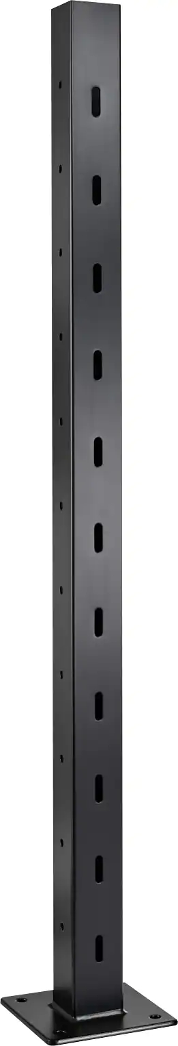 CityPost Deck to Stair Corner Post 2-in x 0.08-in x 3-ft Black Deck ...