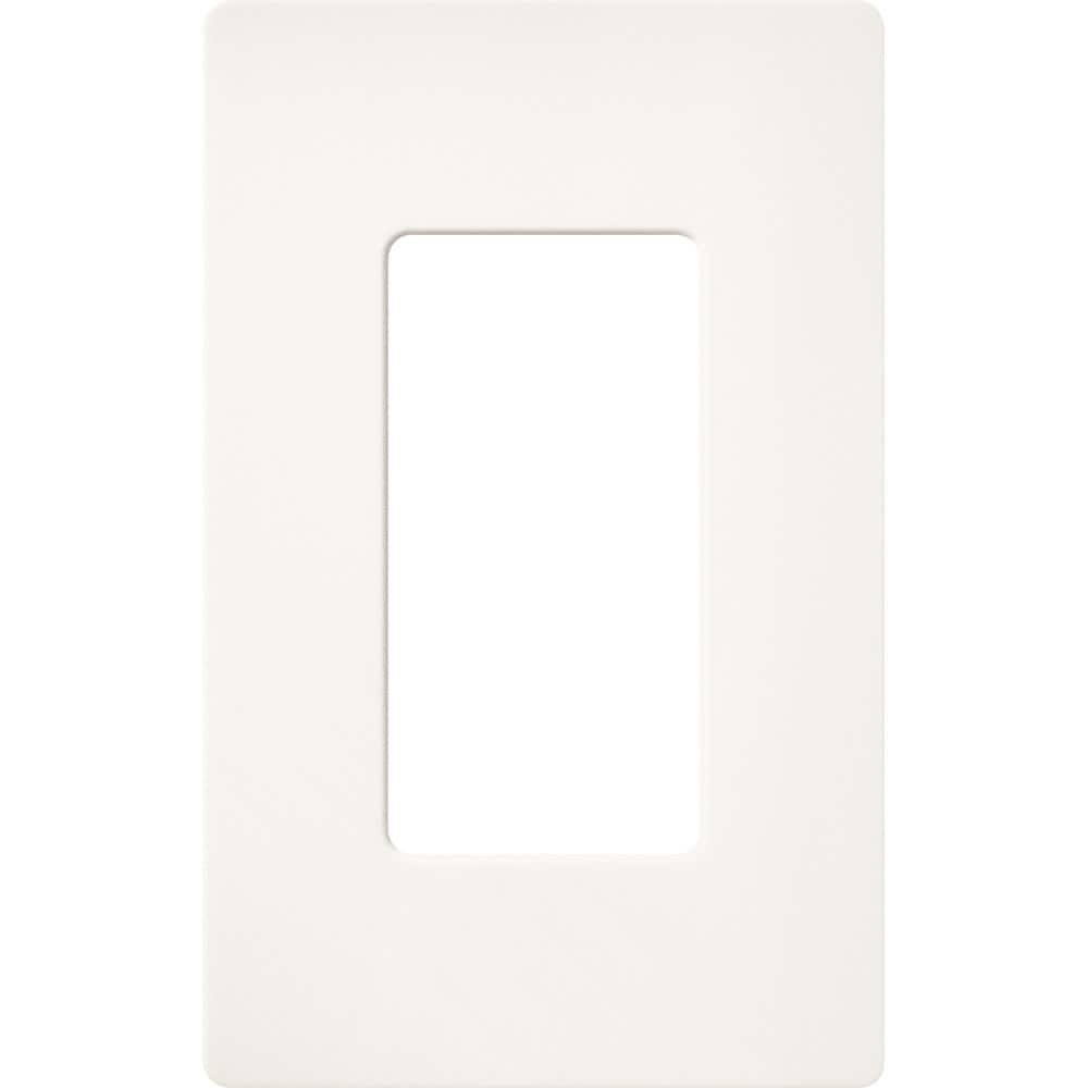 Lutron Claro 1 -Gang Standard Size Brilliant White Plastic Indoor ...