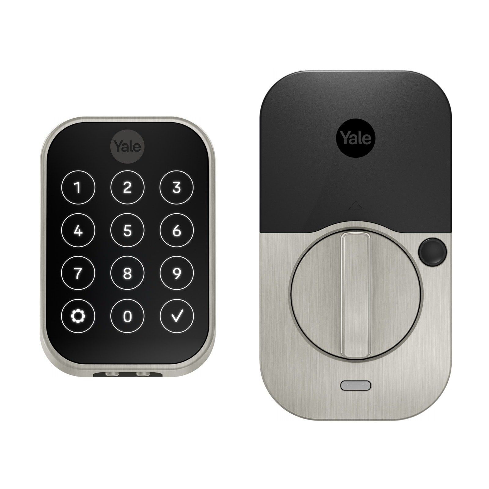 Yale Assure Lock 2 Satin Nickel Smart Lock Electronic Deadbolt ...