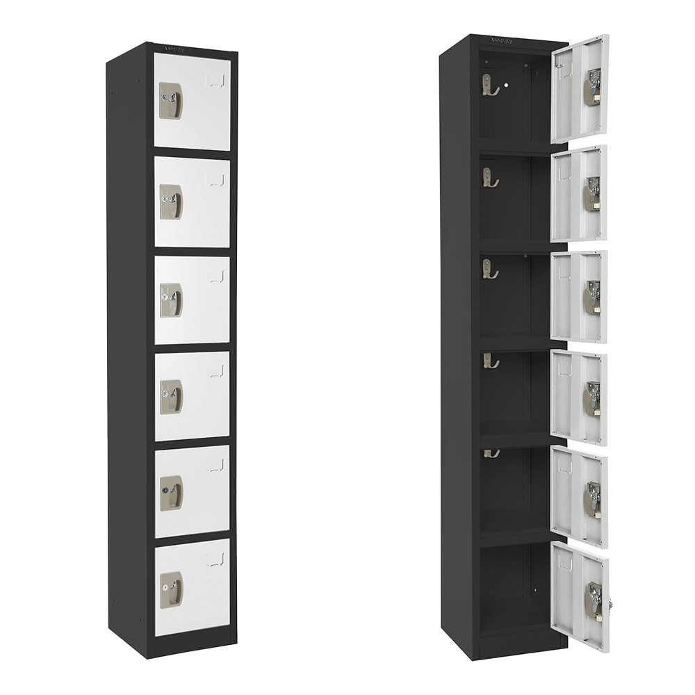 AdirOffice 629 Series 12-in W x 72-in H x 12-in D Steel Full Storage ...