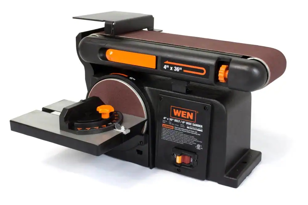 WEN 4-Inches x 36-Inches Belt 4.3 -Amp Benchtop Sander | 6502T Deals ...
