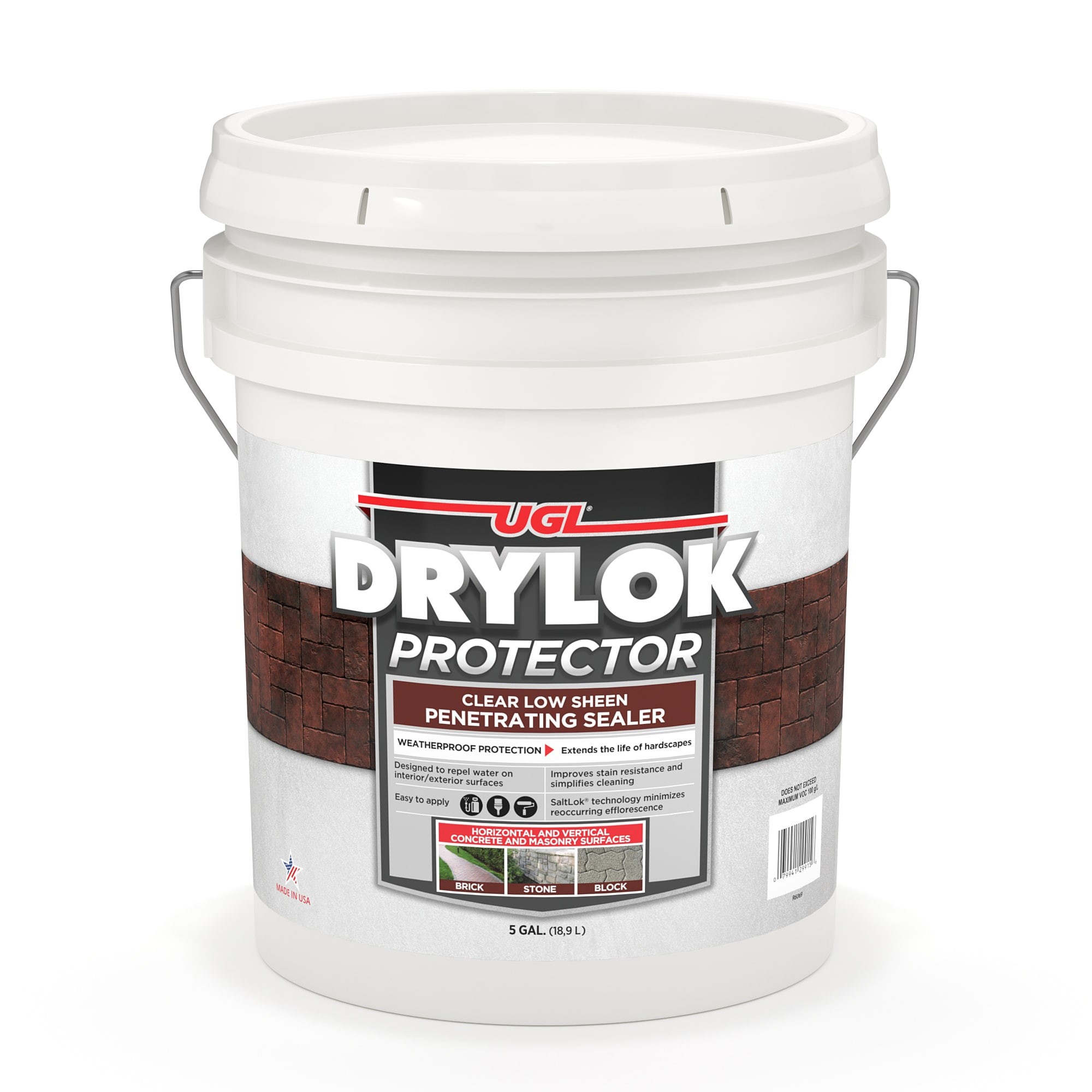 DRYLOK Concrete Protector Clear Water-based Satin Ready-to-use Concrete ...