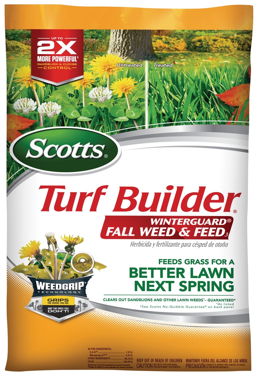 Scotts Turf Builder WinterGuard Fall Weed and Feed 11.43-lb 4000-sq ft ...