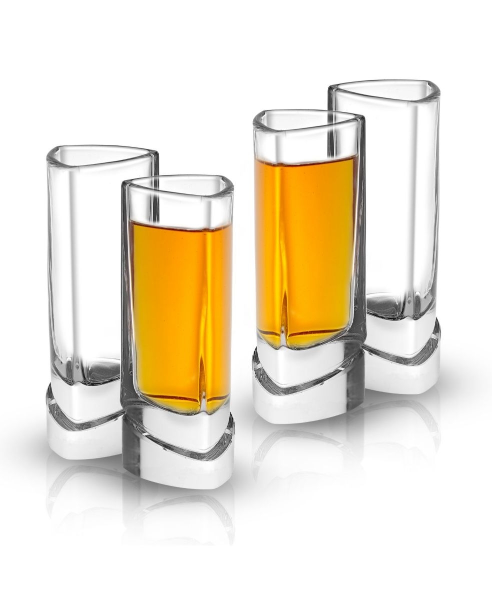 Aqua Vitae Off Base Triangle Shot Glasses, Set of 4 Deals and Price ...