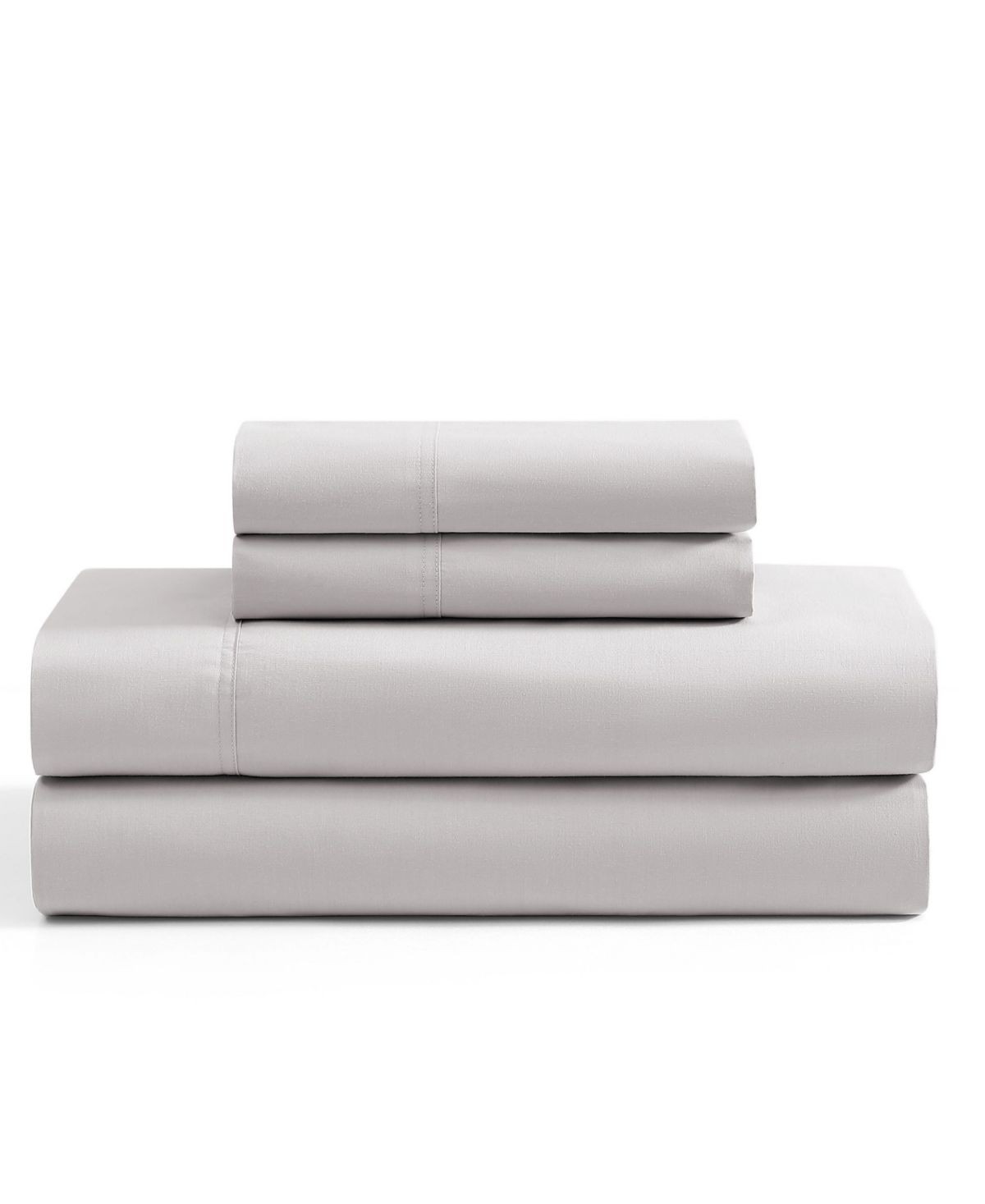 Solid 200-Thread Count Cotton Percale 4-Pc. Sheet Set, Queen Deals and ...