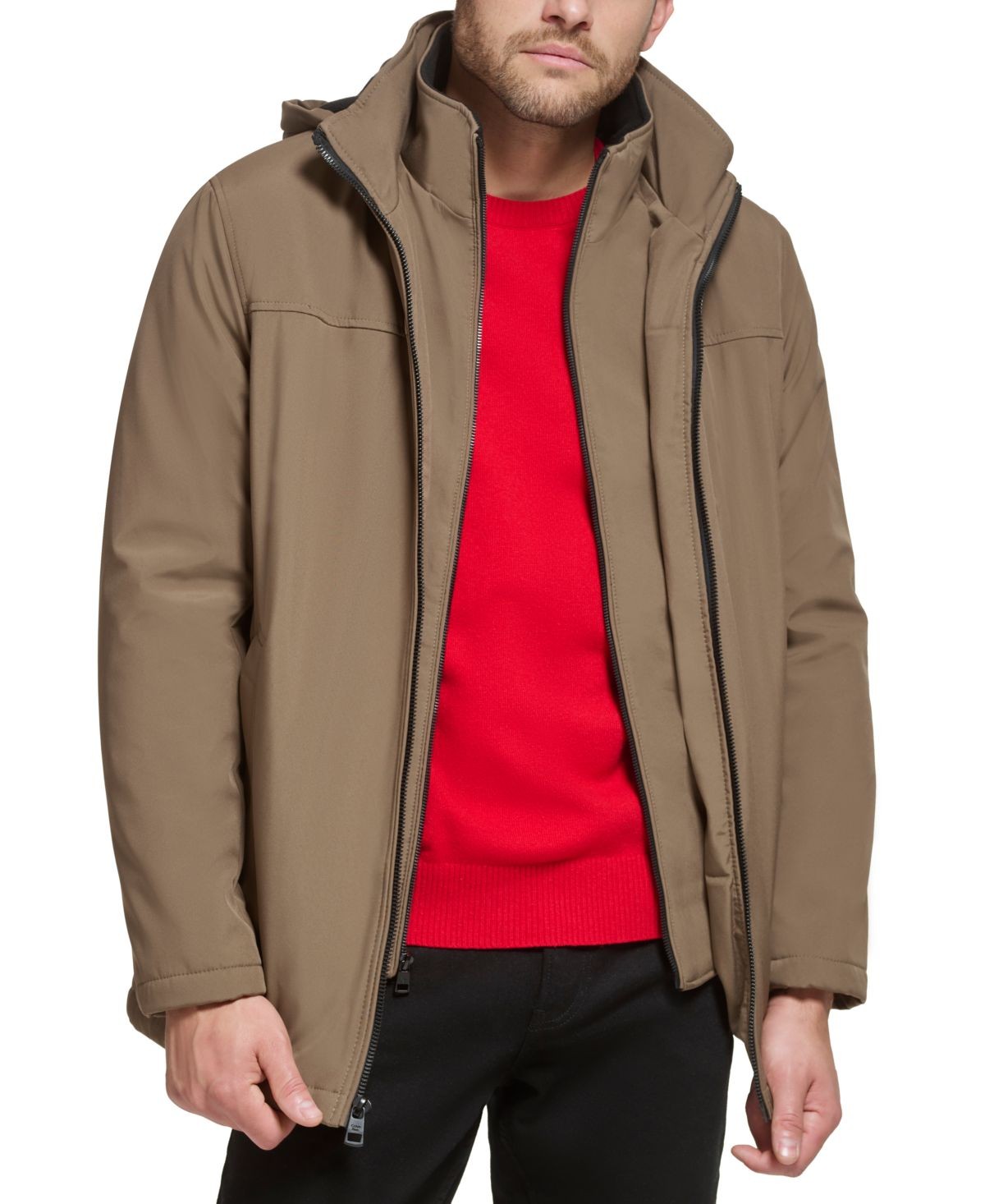 Men's Infinite Stretch Jacket With Polar Fleece Lined Bib Deals and ...