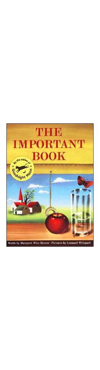 The Important Book by Margaret Wise Brown Best Deals and Price History ...