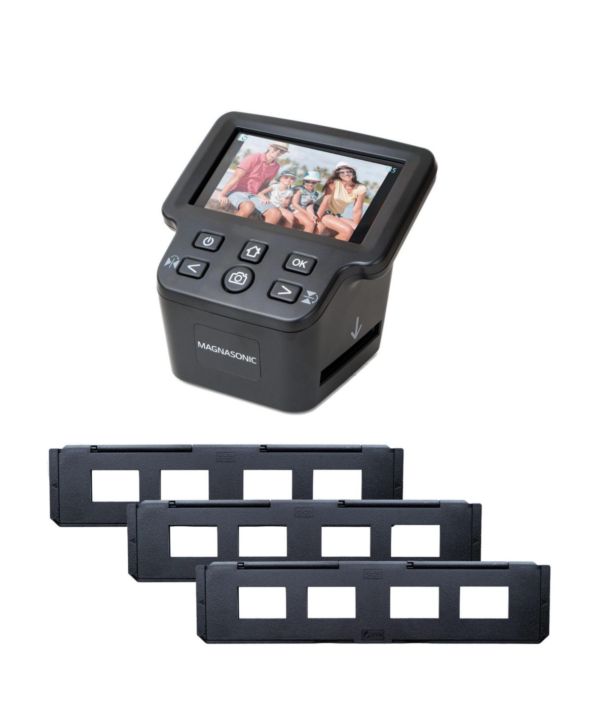 All-In-One 24MP Film Scanner with Large 5" Display & HDMI, Long Tray ...