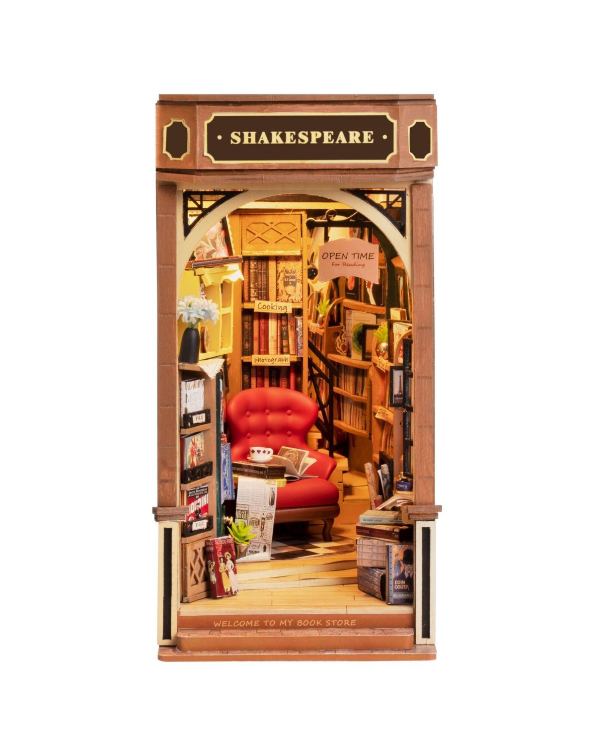 DIY 3D Book Nook Kit - Bookstore 194 pcs Deals and Price History at ...