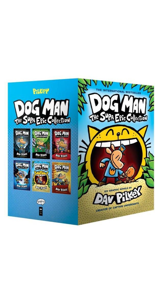 Dog Man: The Supa Epic Collection (Dog Man Series #1-6 Boxed Set) by ...