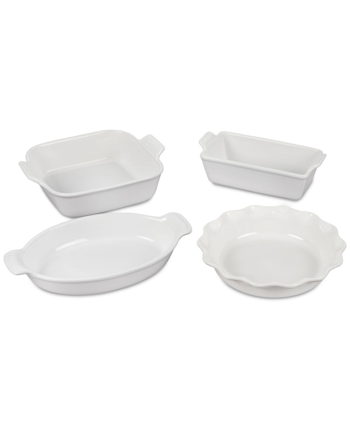 Stoneware 4-Pc. Heritage Bakeware Essentials Set Deals and Price ...