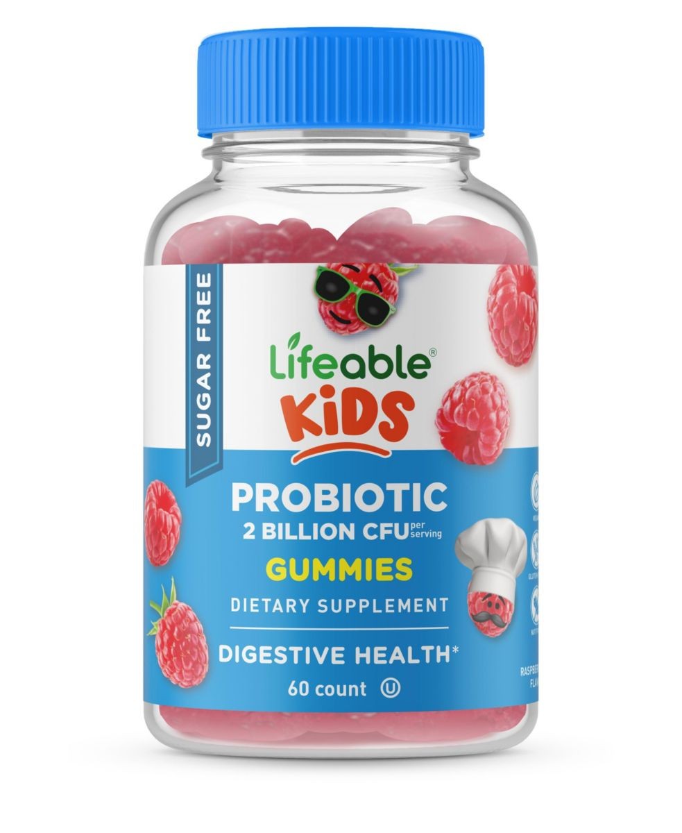 Life able Sugar Free Probiotics for Kids Great Tasting Natural Flavor ...