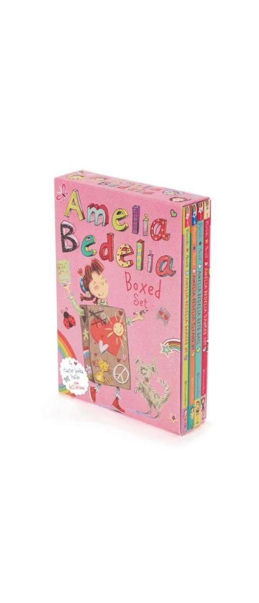 Amelia Bedelia Chapter Book 4-Book Box Set 2- Books 5-8 by Herman ...