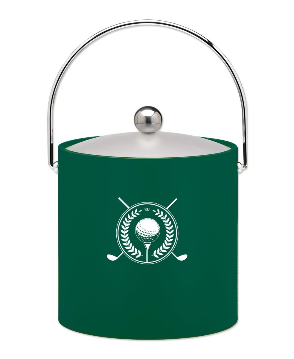 Pastimes Golf Ice Bucket, 3 Quart - Green, White Deals and Price ...