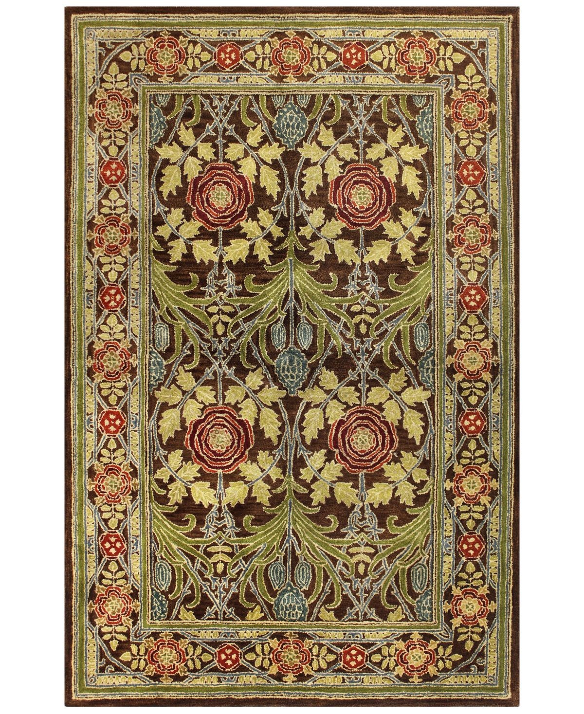 Dijay DJY-102 Chocolate 2'6" x 8' Runner Area Rug Deals and Price History at JoinHoney.com | Honey