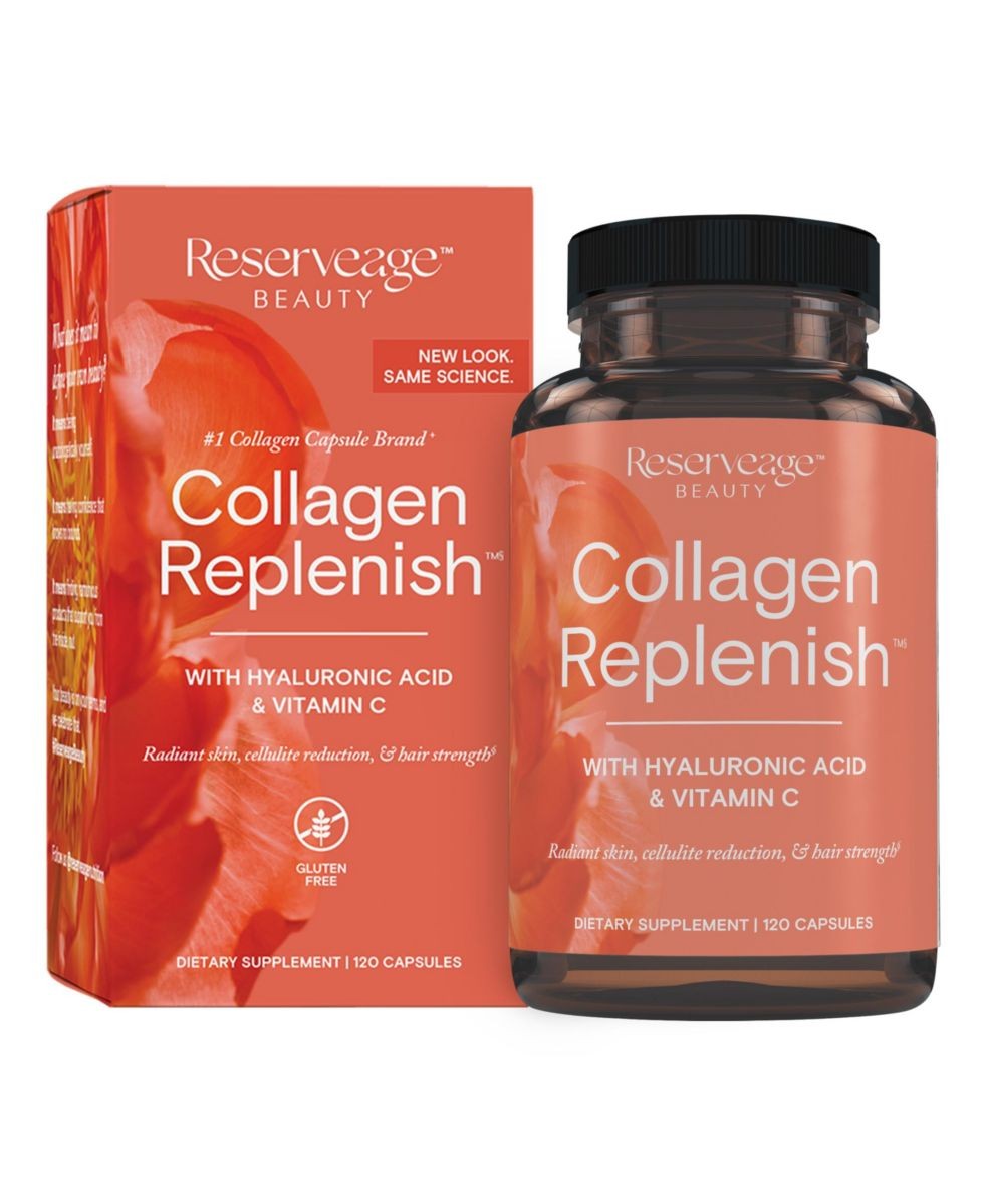 Collagen Replenish Capsules, Skin and Nail Supplement, Supports ...