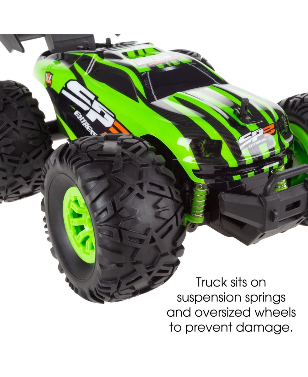 Hey Play Remote Control Monster Truck - Off-Road Rugged Toy Vehicle ...