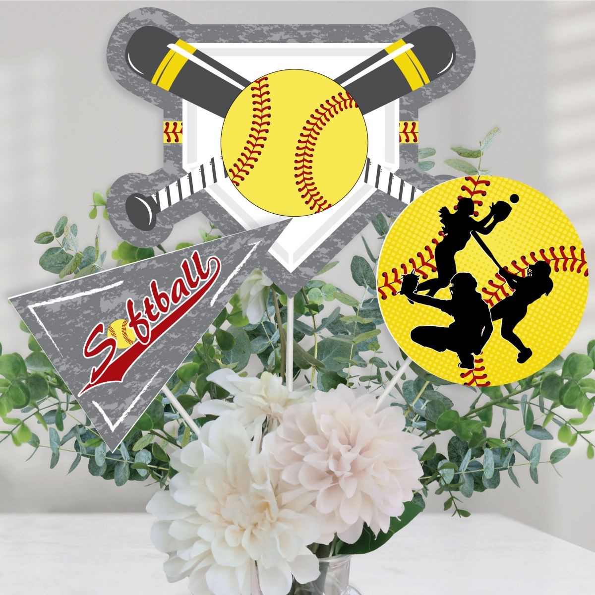 Grand Slam - Fastpitch Softball - Party Centerpiece - Table Toppers ...