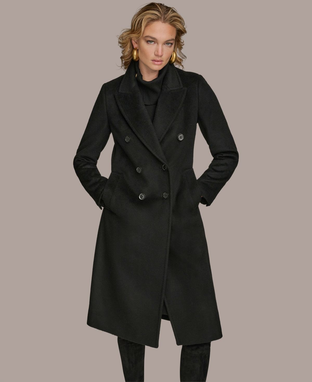 Women's Double-Breasted Reefer Coat Deals and Price History at ...