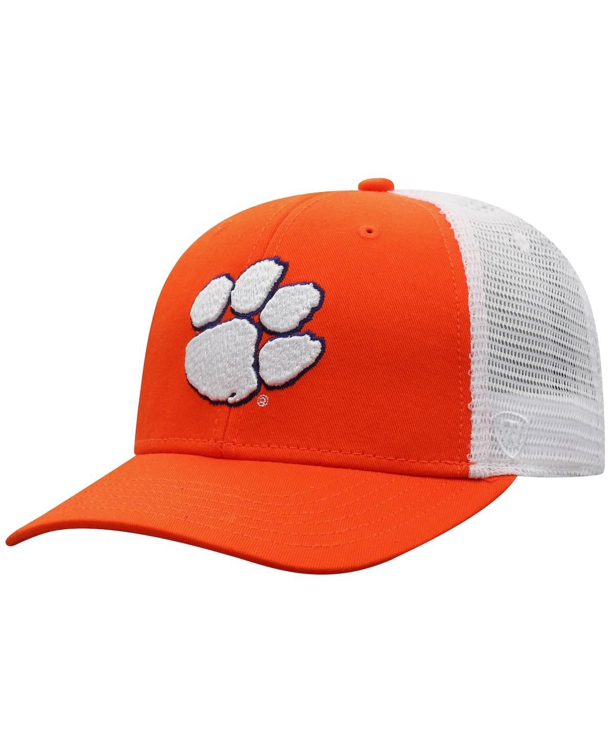 Men's Orange, White Clemson Tigers Trucker Snapback Hat Deals and Price ...