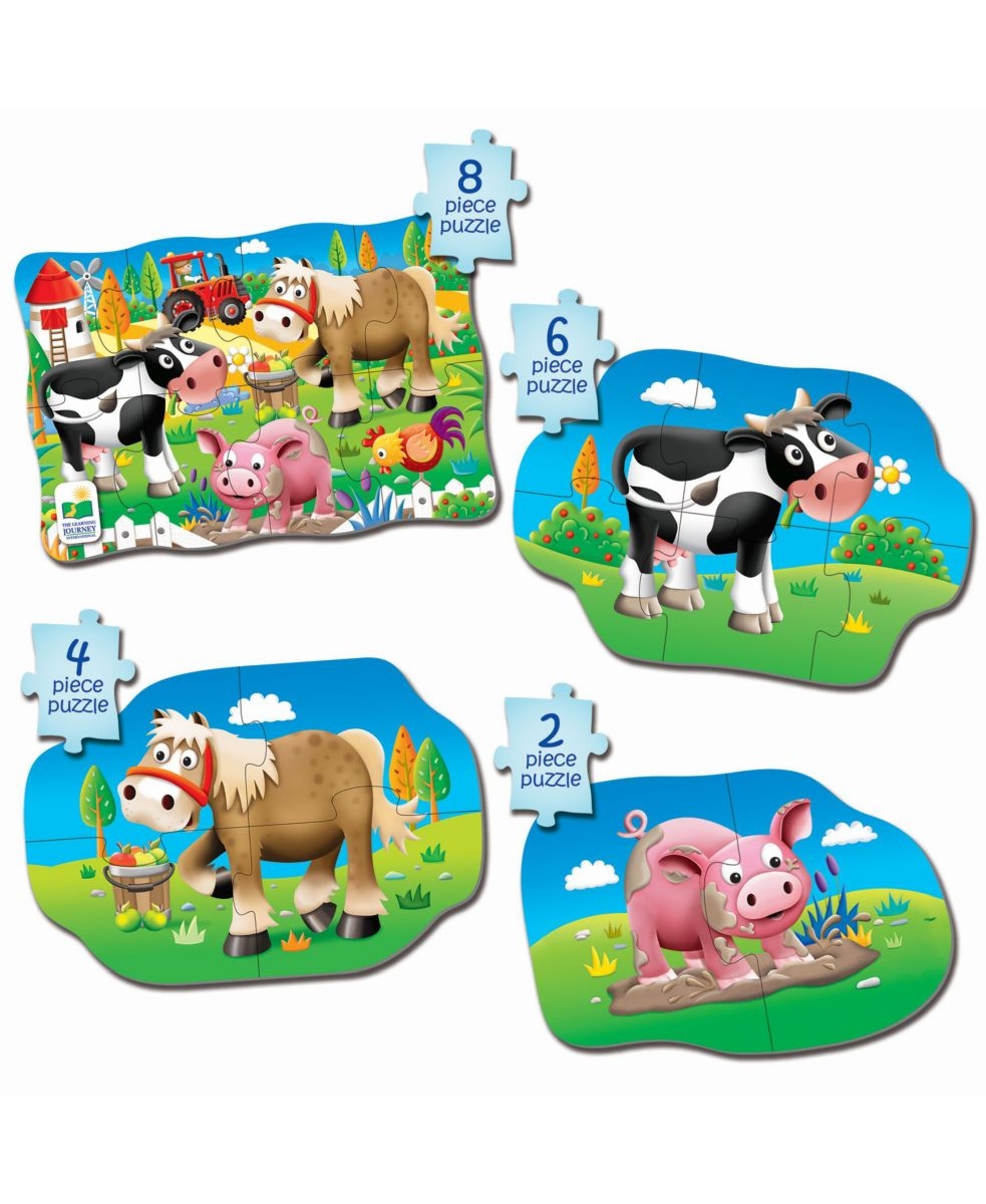My First Puzzle Sets 4 in a Box Puzzles- Farm My First Puzzle Sets 4 in ...