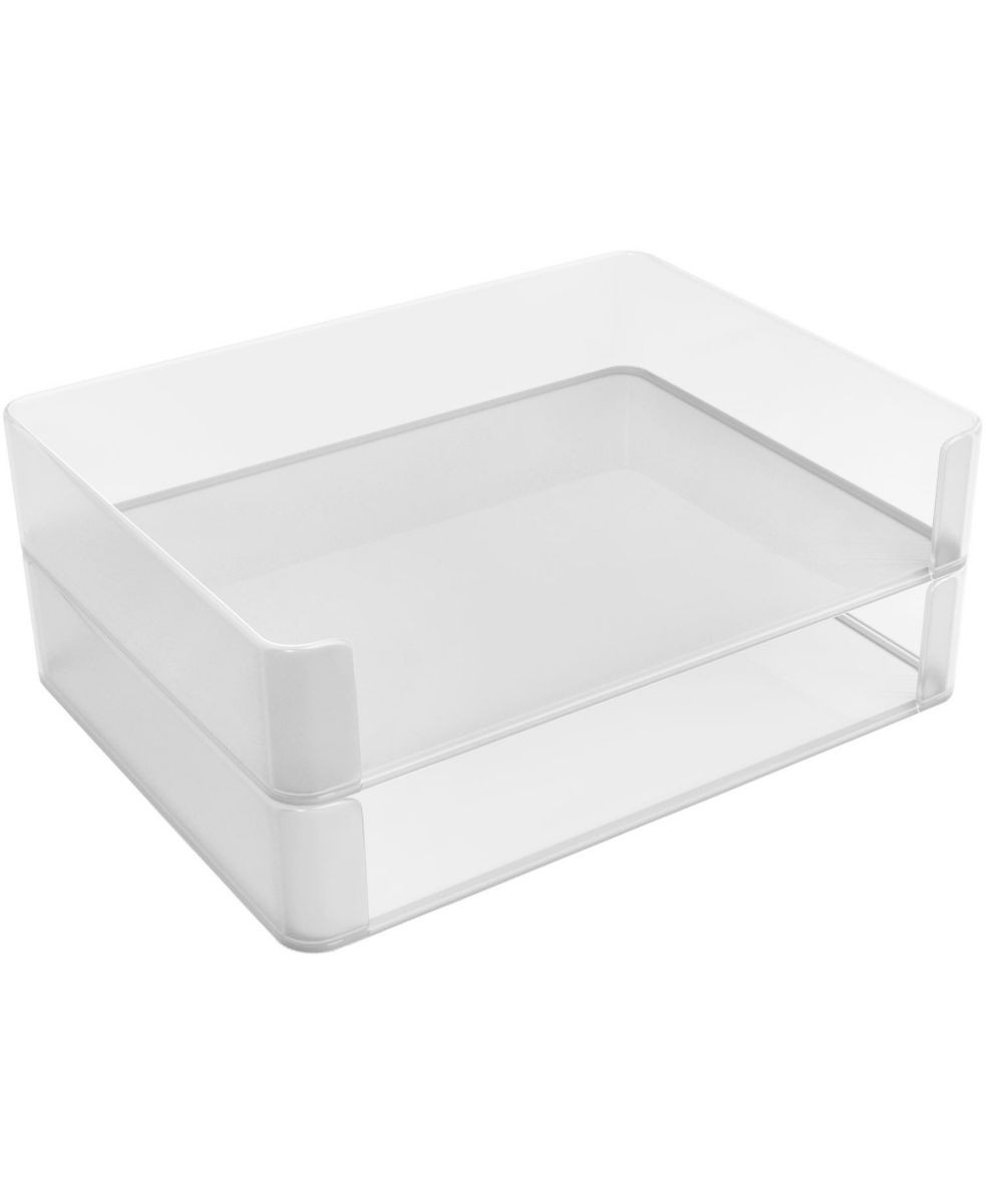 Sorbus Plastic Paper Organizer 2 Pc - Clear De beste aanbiedingen en ...