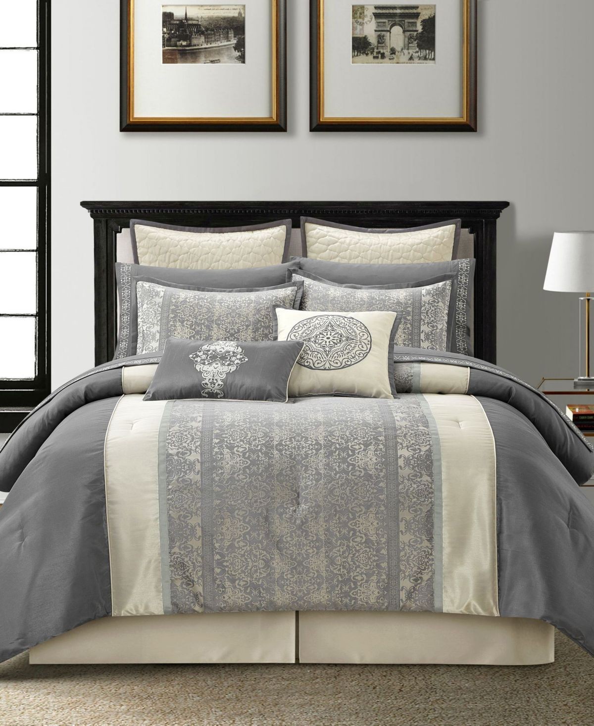 Arabesque 12-Pc. Comforter Set, Queen Deals and Price History at ...