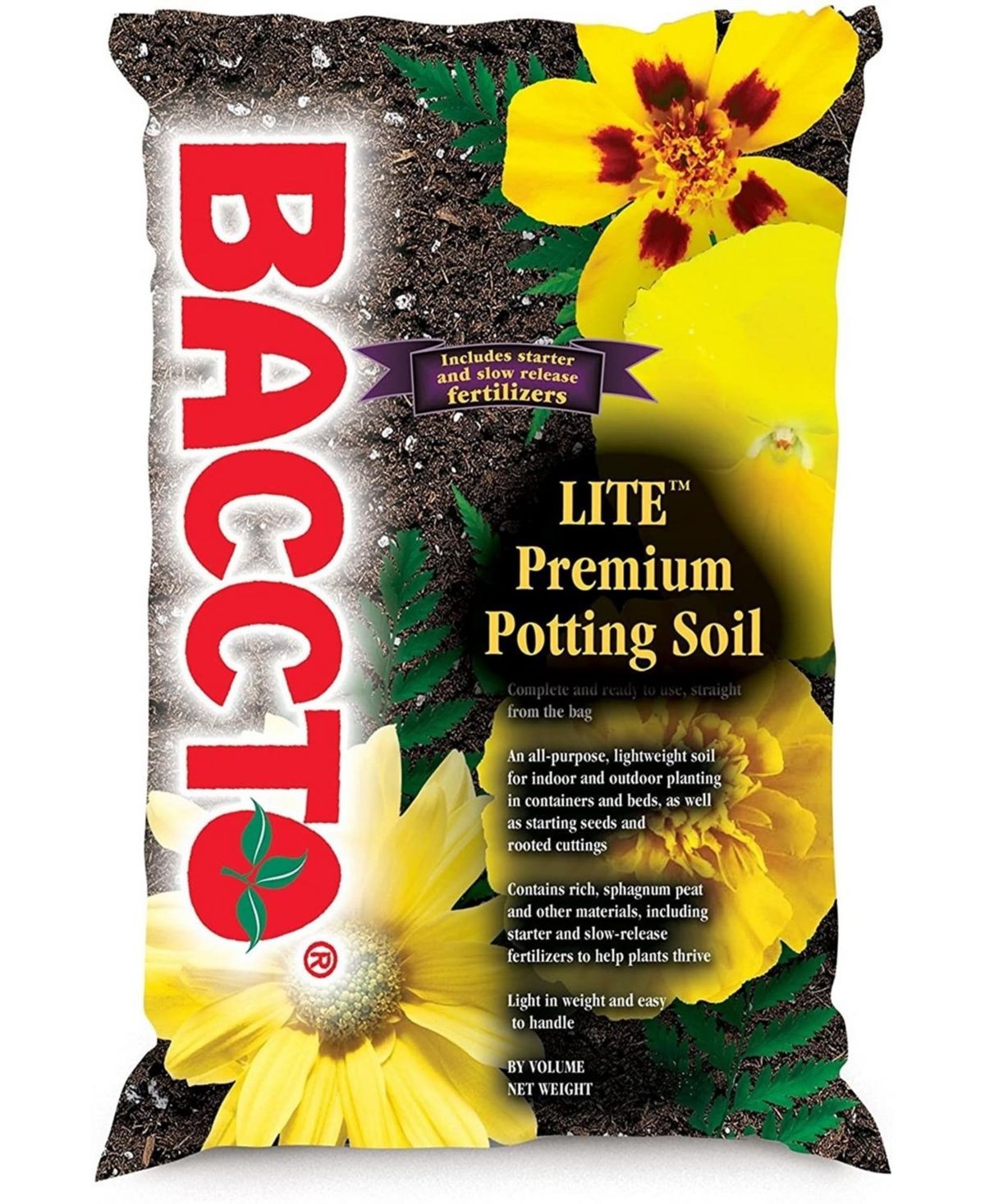 Michigan Peat 1420 Baccto Lite Premium Potting Soil, 20-Quart Deals and ...
